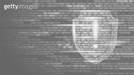 Shield Guard Safety System Binary Code Flow Big Data Security Hacker Attack Computer Antivirus