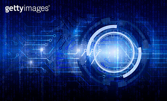 Abstract Technology Background Computer Binary Code Matrix Programming Coding Hacker Concept