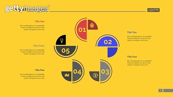 Cycle Chart With Five Elements Template 953737896 일러스트 무료 일러스트 아이콘