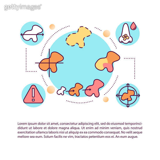 Melanoma Warning Signs Concept Icon With Text 1272644324 게티이미지뱅크 7375