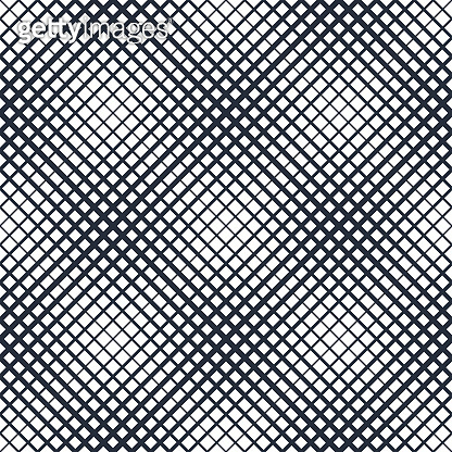 Cross lined seamless minimalistic pattern, vector minimal crossed lines background, stripy tile ...