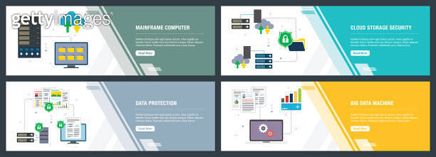 Mainframe, cloud computing, computer network, network server, big data, blockchain and network ...