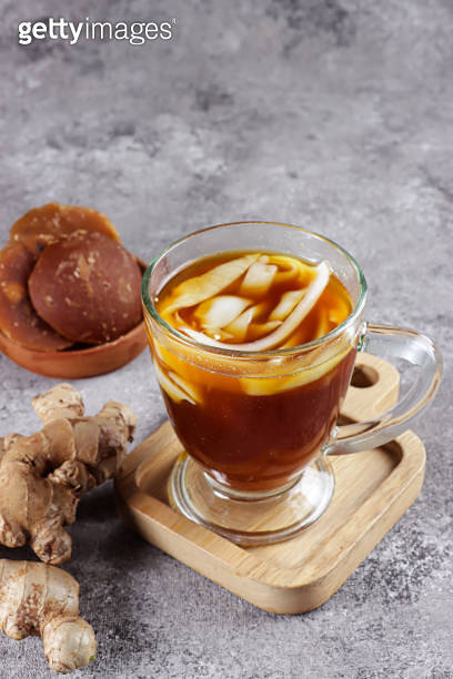 Wedang Bandrek Kelapa Muda Is A Traditional Drink From West Java Indonesia Made From Ginger