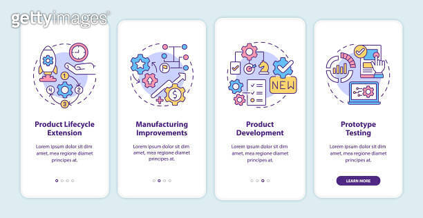Digital Twin Tasks Onboarding Mobile App Screen 1360532966 게티이미지뱅크