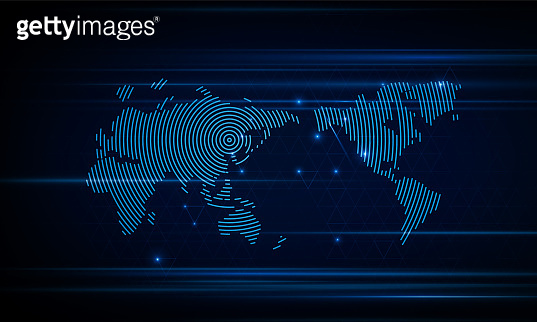 Abstract a scanning stream of binary code numbers on the monitor are the computer matrix of ...