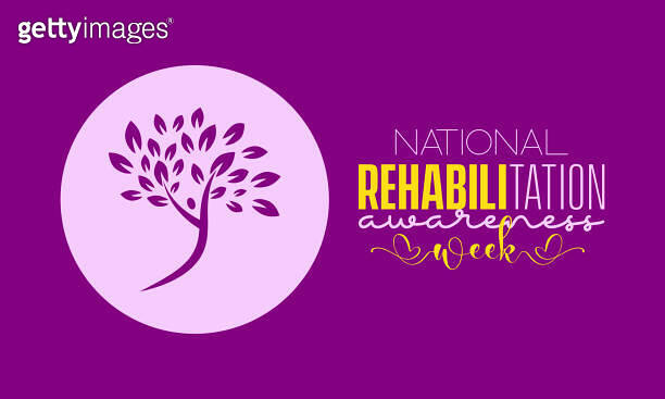 Vector illustration design concept of National rehabilitation awareness week observed on every ...