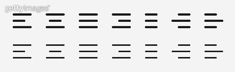 Website Navigation Symbol Hamburger Menu Icons Set Flat Website Menu Icons With Rounded And
