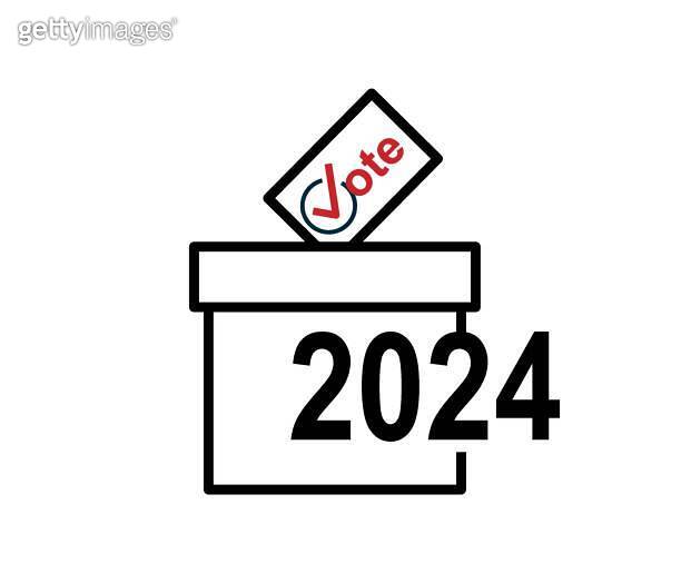 Presidential Election 2024 Voting Day Poster Card Banner And
