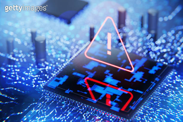 Error Warning Sign Notification And Concept Of Danger And Error In The System Personal Data