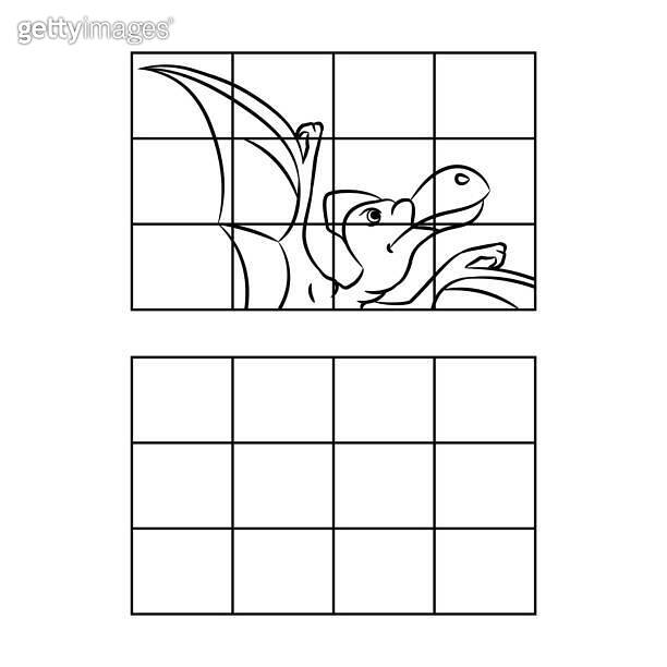 Copy the drawing kids preschool dinosaur activity coloring page ...