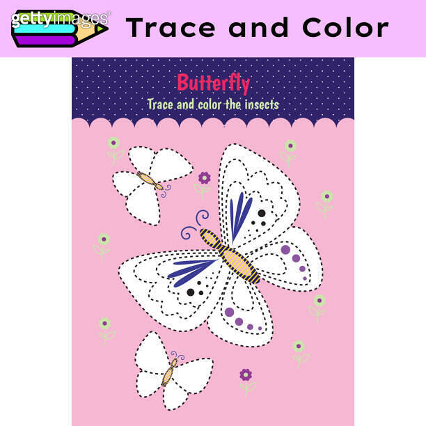 Pen tracing lines activity worksheet for children. Pencil control for ...