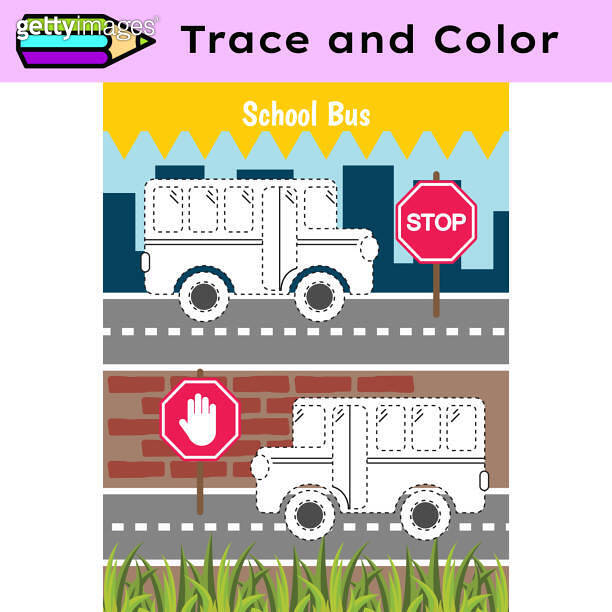 Pen tracing lines activity worksheet for children. Pencil control for ...