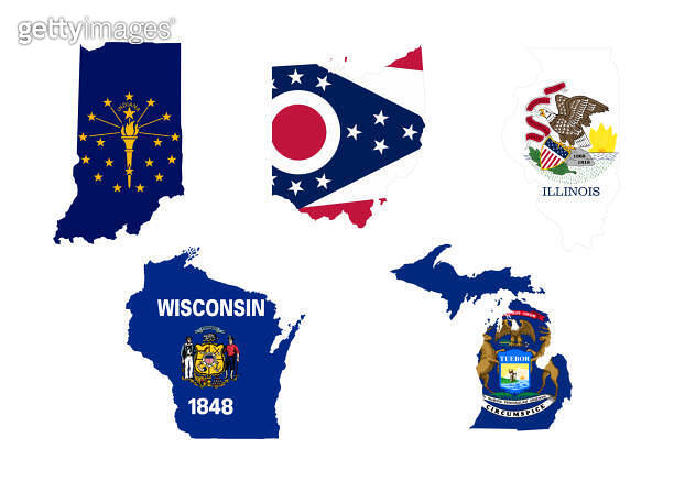 Midwest region. East North Central: Illinois, Indiana, Michigan, Ohio ...