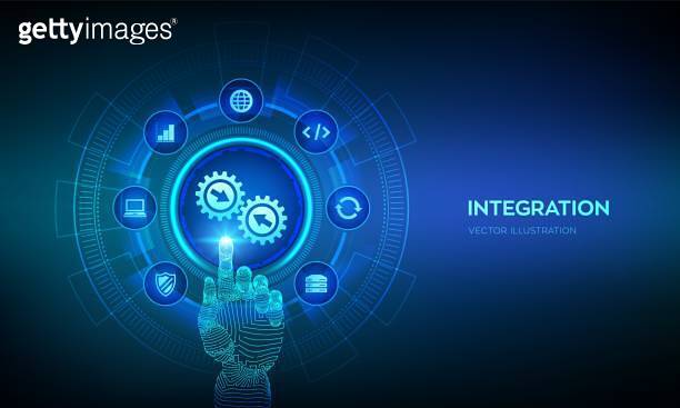 Integration Data System System Integration Concept On Virtual Screen 2500