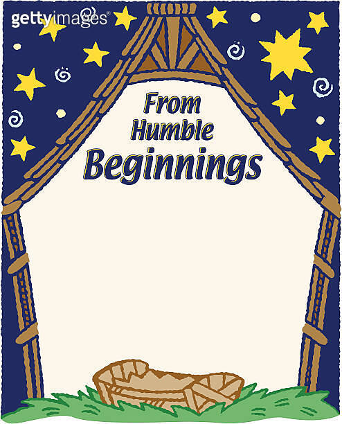 Border, Heading, From Humble Beginnings, manger Color (88323024) - 게티이미지뱅크