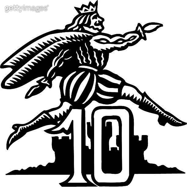 Tenth day of Christmas, 10, lord leaping (88358080) 일러스트, 무료 일러스트 - 게티이미지뱅크