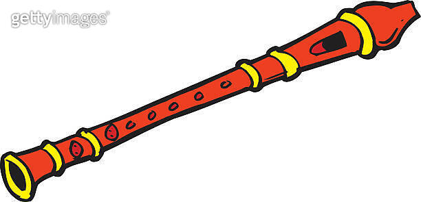 Editable Cartoon illustration of a recorder (163541995) 일러스트, 무료 일러스트 ...