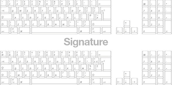 computer keyboard: qwerty and azerty (vector) (165070594) 일러스트, 무료 일러스트 ...