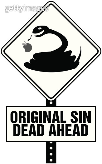 Snake, Original Sin Dead Ahead sign 이미지 (77639764) - 게티이미지뱅크
