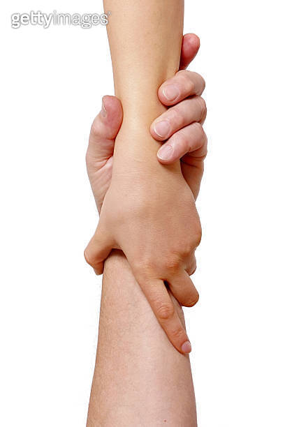 Two hands, each clasping the other forearm in a grasp 이미지 (172692599 ...