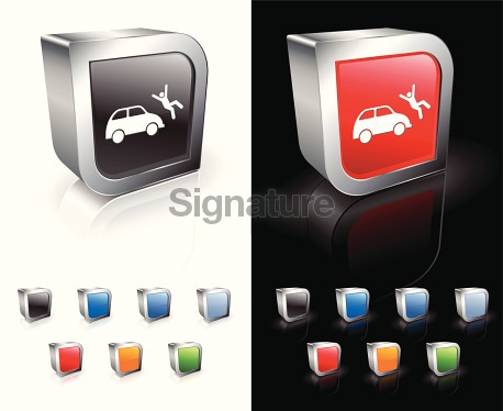 hit and run 3D icon (117636695) - 게티이미지뱅크
