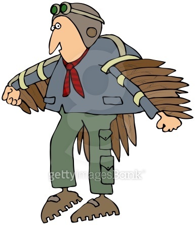 Man's First Flight (160087101) 일러스트, 무료 일러스트 - 게티이미지뱅크