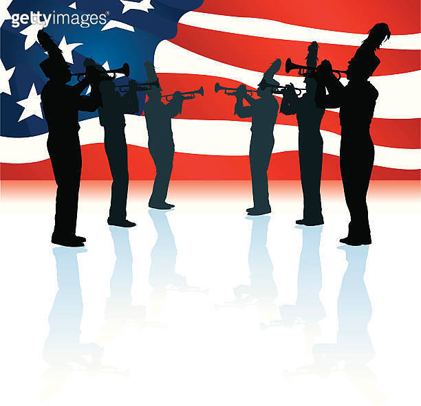 American Parade Marching Band with Flag 이미지 (165694023) - 게티이미지뱅크
