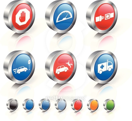 Traffic violations 3D icon set (118096085) - 게티이미지뱅크