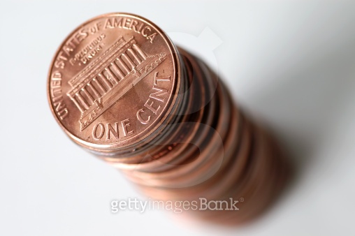 Stack of Pennies 이미지 (149053082) - 게티이미지뱅크