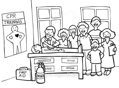 CPR Class Line Art 이미지 (92739579) - 게티이미지뱅크