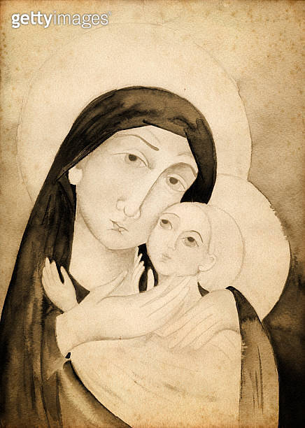 Saint Mary with the Child Jesus 이미지 (157681054) - 게티이미지뱅크