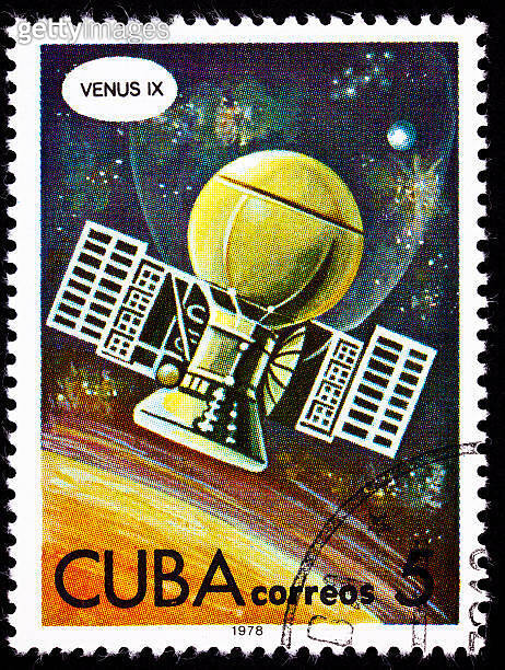 Cuban Postage Stamp Soviet Venera 9 Space Probe Planet Venus (147309807 ...