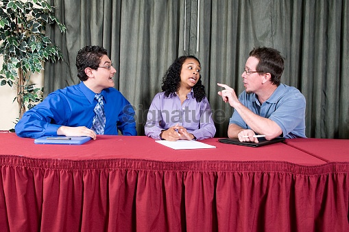 Heated Panel Discussion 이미지 (183515867) - 게티이미지뱅크