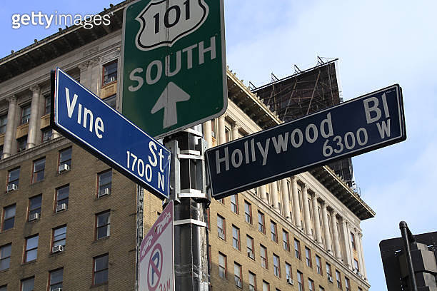 Intersection Of Hollywood And Vine 이미지 154279092 게티이미지뱅크