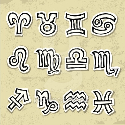 Zodiac Signs (120113431) - 게티이미지뱅크