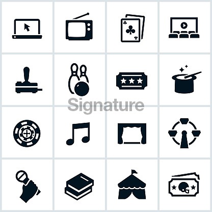 Black Entertainment Icons 이미지 (483369851) - 게티이미지뱅크