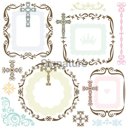 Stylized Cross Frames 이미지 (165798185) - 게티이미지뱅크