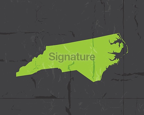 Detailed map of North Carolina state grunge style 이미지 (472286913) - 게티이미지뱅크