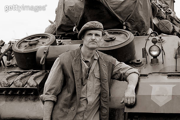 WW2 Tank driver. 이미지 (182053459) - 게티이미지뱅크