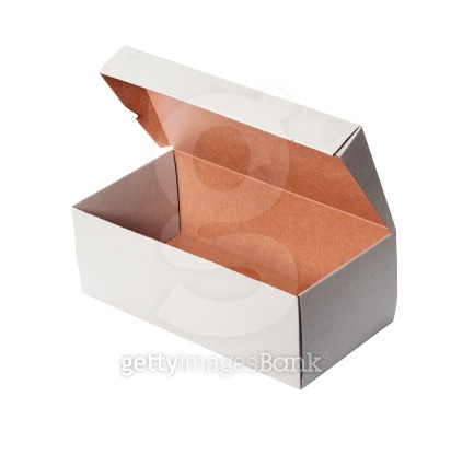 Cardboard box. Isolation. (158584230) - 게티이미지뱅크