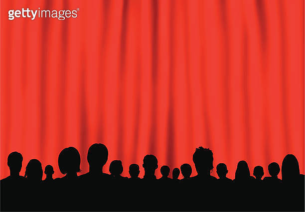 Curtain (People Are Complete, Clipping Path Hides the Legs) (165924465 ...