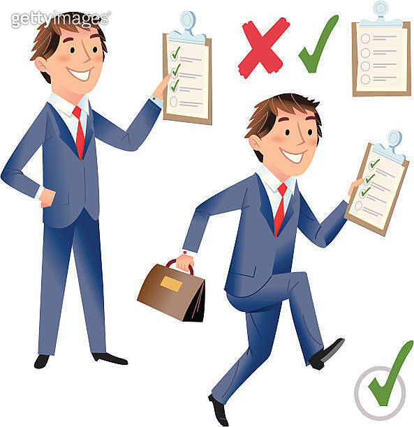Ticking off the Checklist 이미지 (165968143) - 게티이미지뱅크