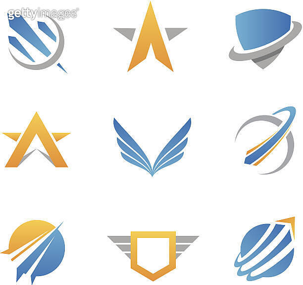 Action logos and icons (451352417) - 게티이미지뱅크