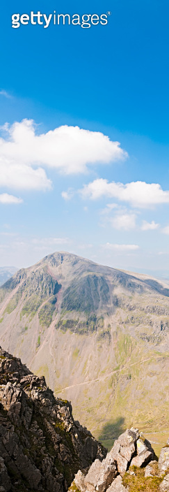 Lake District Great Gable trails and peaks banner 이미지 (173880548) - 게티이미지뱅크