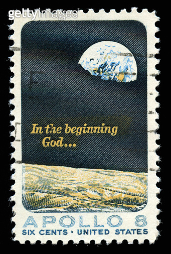 US Apollo 8 1969 6 cent postage stamp 이미지 (185257995) - 게티이미지뱅크