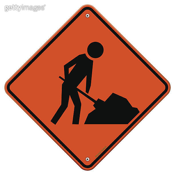 Men at Work Sign 이미지 (186934685) - 게티이미지뱅크