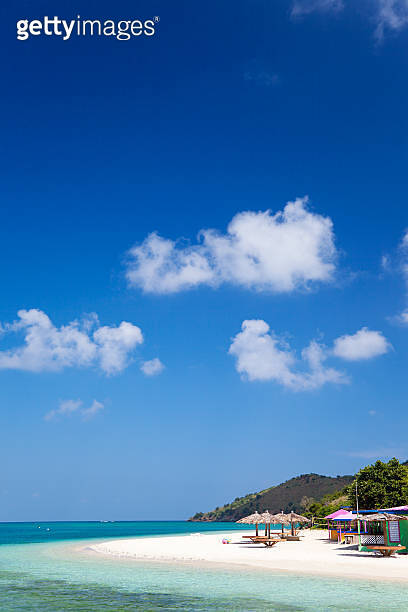 Sandbox Bar & Grill on Prickly Pear Island, BVI (452699875) - 게티이미지뱅크