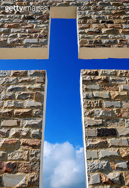 Tasitolu, East Timor: sky trough cross, John Paul II memorial ...