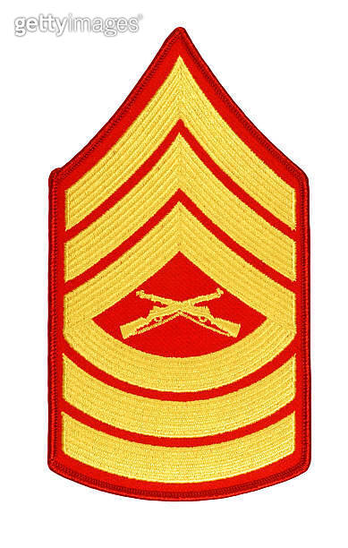 US Marine Master Sergeant Rank Insignia 이미지 (174980902) - 게티이미지뱅크