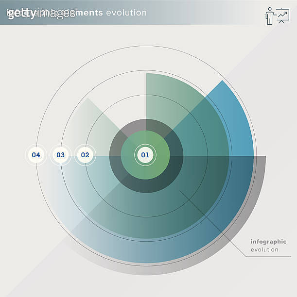Infographic elements evolution by numbers 이미지 (186081590) - 게티이미지뱅크